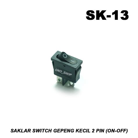 Jual Saklar Switch Gepeng Kecil 2 Pin On Off Shopee Indonesia