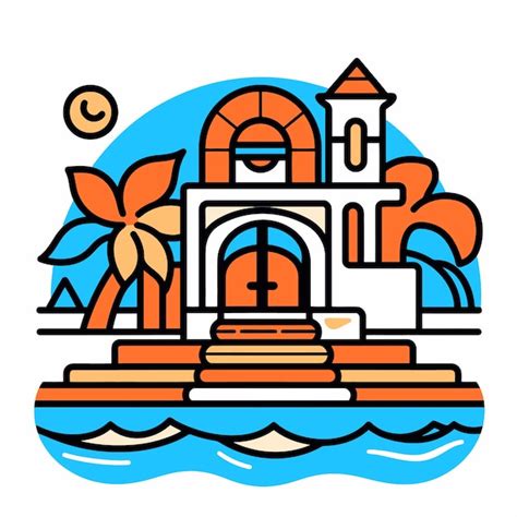 Premium Vector Pop Art House Illustration Design