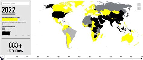 Cartographie Numérique Quels Pays Appliquent Encore La Peine De Mort