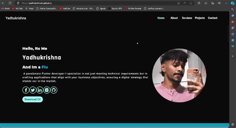 Yadhu Krishna On Linkedin Welcome To My Portfolio 🚀 Explore A Showcase Of My Work Skills And…