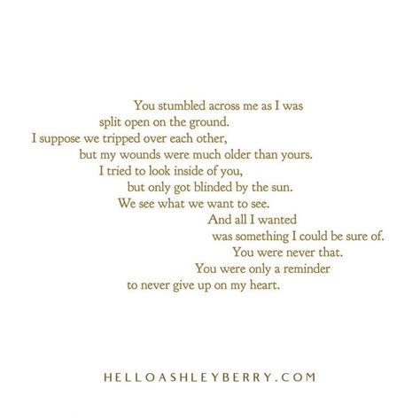 Never Give Up Poem In Gold Foil