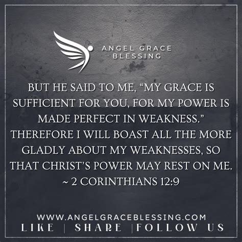 Embracing Weakness As A Path To Power Angel Grace Blessing
