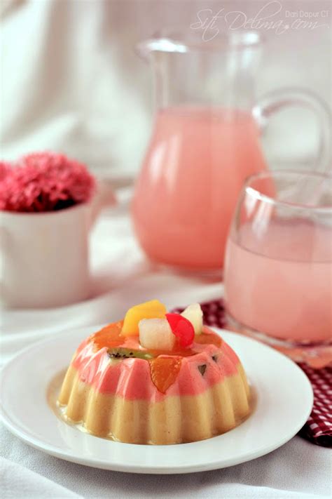 Puding Peach Nata De Coco Dari Dapur CT