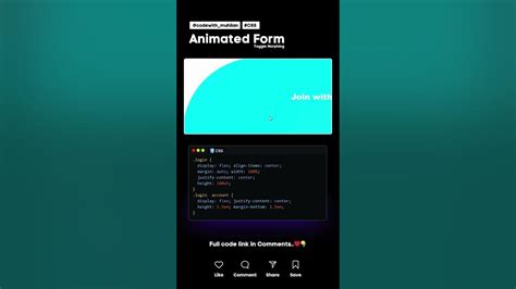 animated submission form codewith muhilan css coding form