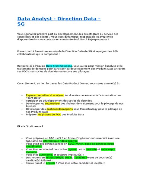 data analyst pdf