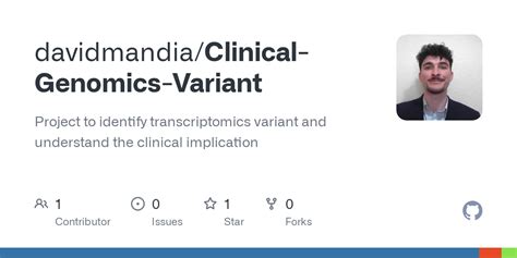 github davidmandia clinical genomics variant project to identify