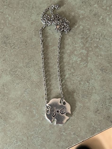 Firemans Girlfriend I Love My New Necklace With Our Initials On It Album On Imgur
