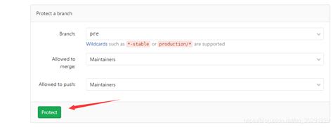 Gitlab 设置分支保护功能idea Gitlab 分支上锁 Csdn博客