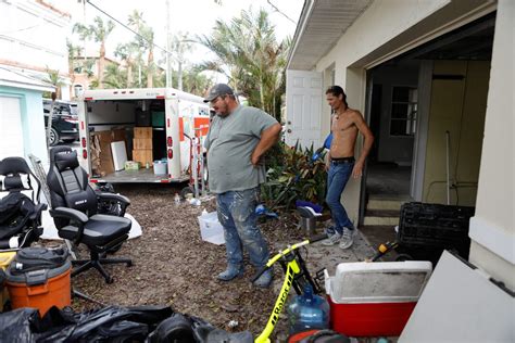 In Pictures Monster Hurricane Milton Takes Aim At Floridas Battered