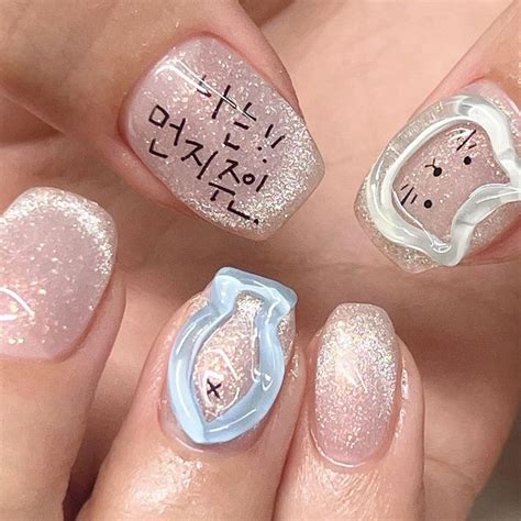 구월동 탦네일 On Instagram 2024 네일 스타일 여름 손톱 디자인 간단한 네일