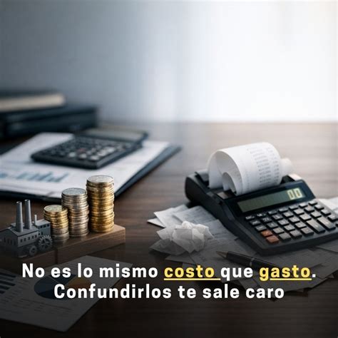 Diferencia Entre Costo Y Gasto En Contabilidad