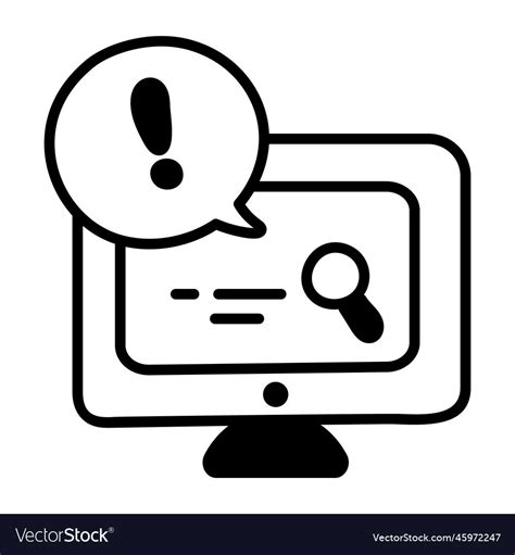 Search Issue Royalty Free Vector Image Vectorstock