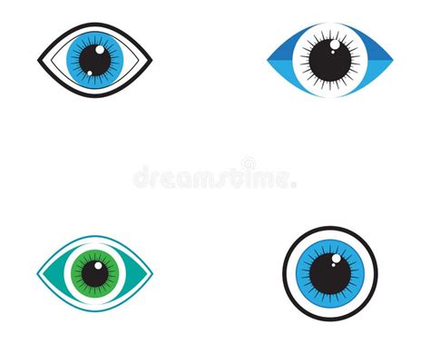 Logotipo Del Cuidado Del Ojo Y Vector De La Plantilla De Los S Mbolos