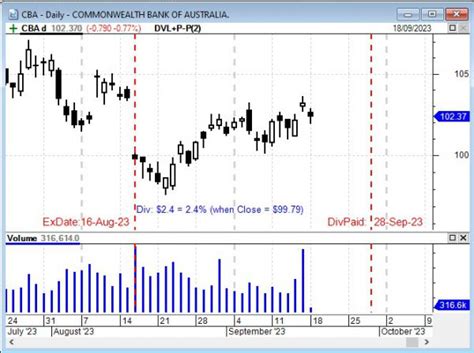 Dividend Vertical Lines Indicator Customising The Indicator Script Bullcharts Knowledge Base