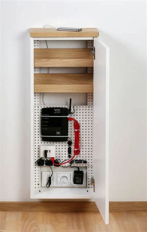 Smart And Creative Ways To Hide A Wi Fi Router DigsDigs Thuis Router Verbergen Kabels