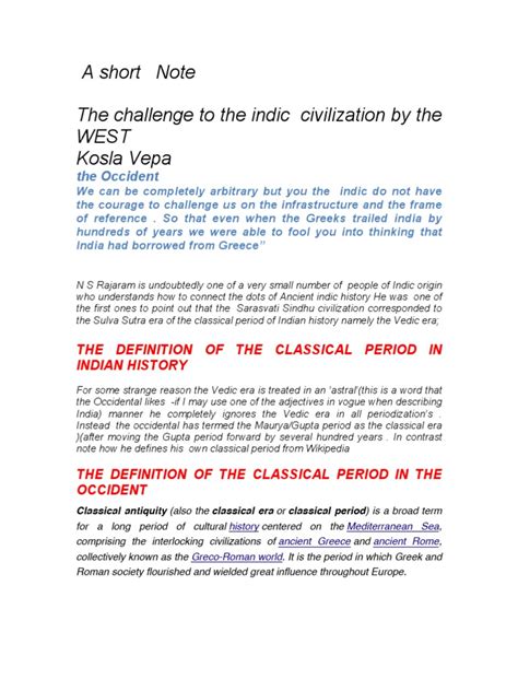 The Definition Of The Classical Period Pdf Classical Antiquity