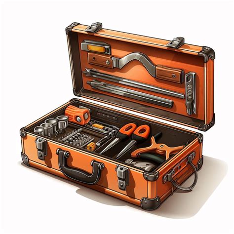 Premium Photo An Open Toolbox With Tools Inside