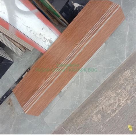 Jual Granit Tangga 30×120 20×120 Motif Kayu Request Ukuran Lis Plin