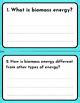Biomass Energy Assessment Questions Task Cards With Answer Keys By Carl Otto