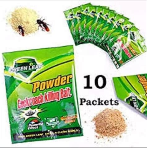 Original Green Leaf Powder 10sachet Cockroach Killing Bait Lazada Ph