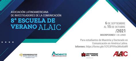 Viii Escuela De Verano Alaic 2021 Alaic