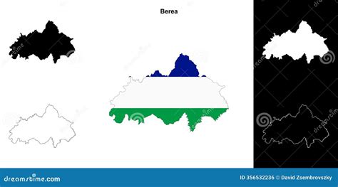 Berea Outline Map Stock Illustration Illustration Of Cartography
