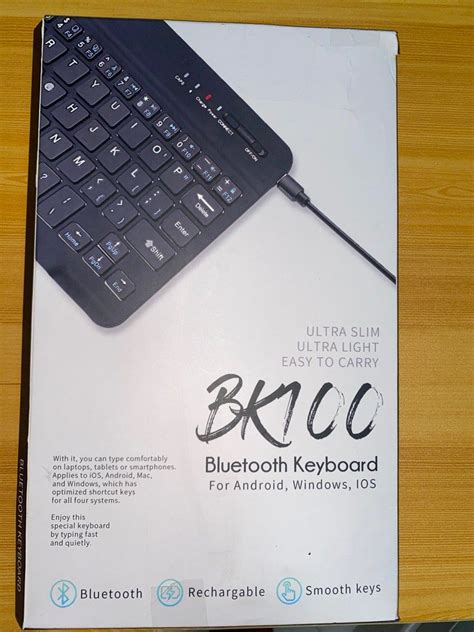 Bluetooth Keyboard BK100 (iPad, Mac, Windows, Android), Computers ...