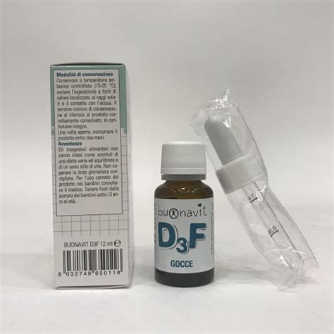 Buonavit Vitamina D3f Gocce 12ml Farmacia Di Fiducia