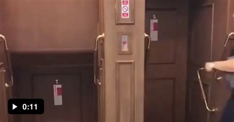 This Old School Elevator Is Called A Paternoster And Is Located In