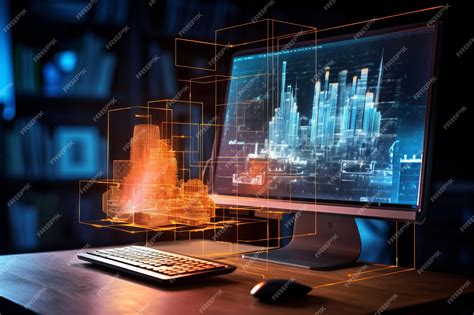 Premium Photo Unveiling The Power Of Big Data A Captivating Double Exposure Of Techthemed