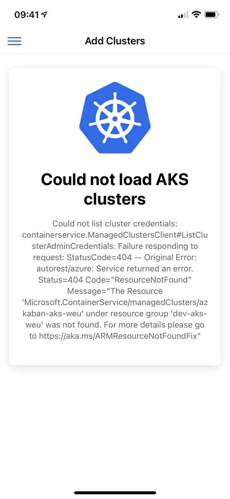 Unable To Add Multiple Azure Aks Clusters · Issue 324 · Kubenav