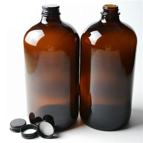 Garrafa de Vidro âmbar New Packing Embalagens Plasticas