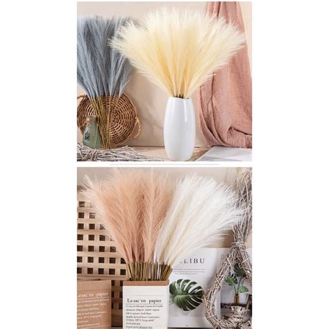 Pampas Grass Small 56cm 10pcs Artificial Small Pampas Grass Short