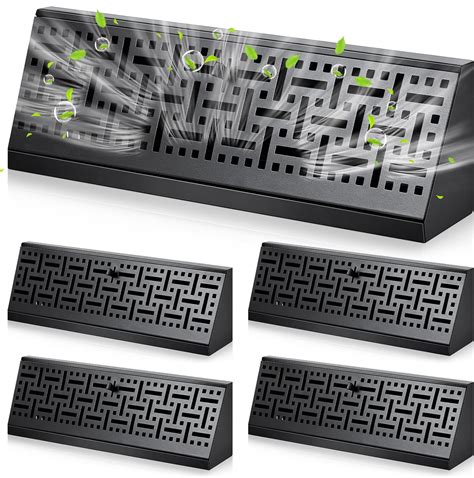 Landhoow 4 Pcs 15 Inch Baseboard Diffuser Register Duct Opening Size