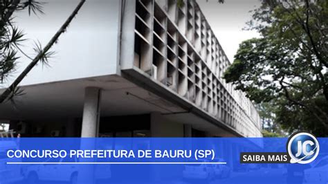 Concurso Prefeitura de Bauru SP edital para médico do trabalho