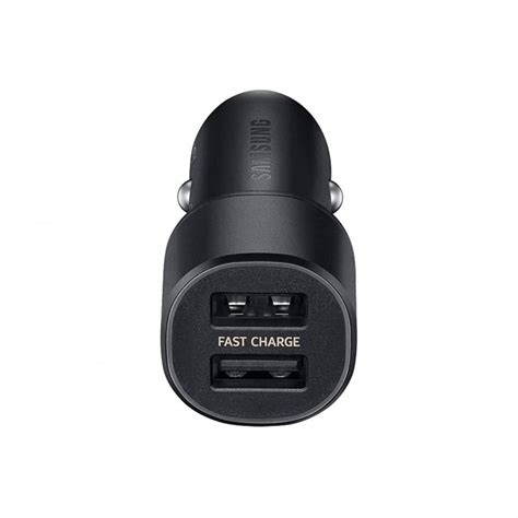 Original Samsung Car Charger Duo Dual USB Port Fast Charge 15W With