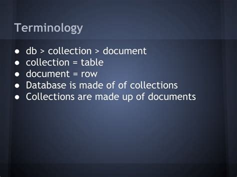 Mongodb Nosql And All Of Its Awesomeness Ppt