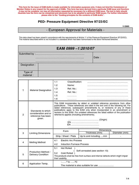 Standard Form The Issue Of Eams En Pdf Pdf Youngs Modulus