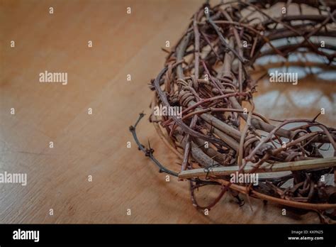 Crown Of Thorns As Worn By Jesus Christ In The Easter Passion Story On