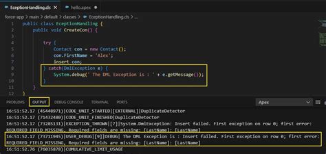 Different Types Of Exceptions In Salesforce Apex