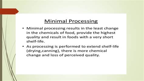 Minimal Processing Of Fruits And Vegetablespptx