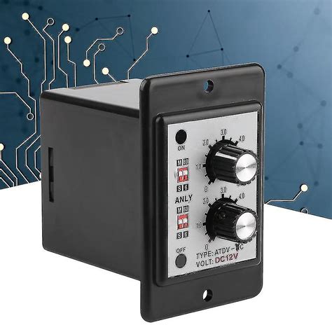 On Off Twin Timer Relay Knob Control Time Switch Atdv 6s 60m Relay
