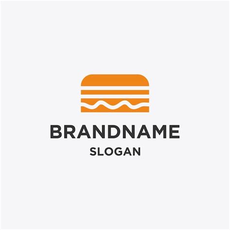 Diseño De Ilustración De Vector De Plantilla De Logotipo De Hamburguesa