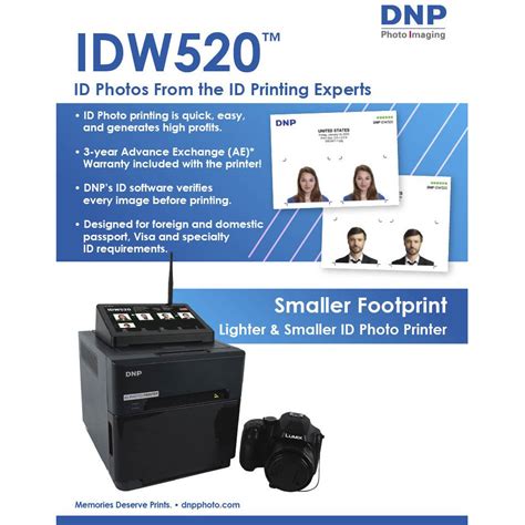 Dnp Idw520 Passport Id Printer Solution Continent Wide