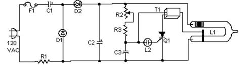 Strobe Light Circuit Schematic