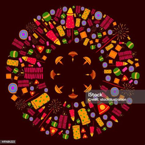행복함 Diwali 이뤄보세요 배경기술 2015년에 대한 스톡 벡터 아트 및 기타 이미지 2015년 다중 색상 단일 객체