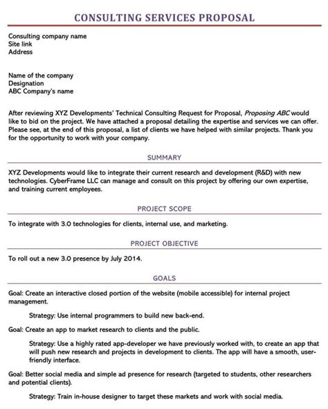 22 Free Consulting Proposal Templates
