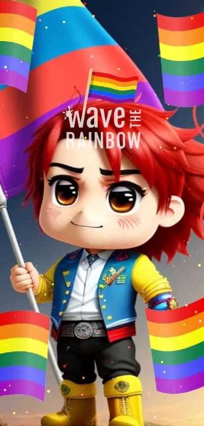 Vibrant Chibi Pride Wallpaper Free Download