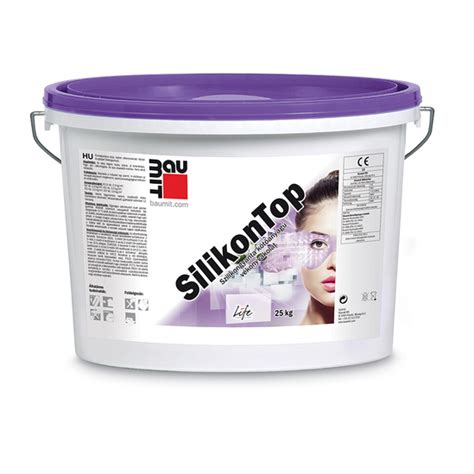 Baumit SilikonTop szilikongyanta kötőanyagú vékonyvakolat 25 kg