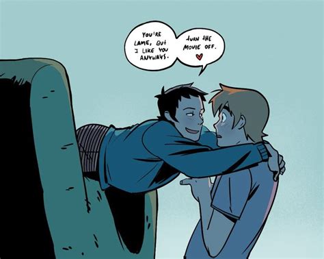 Wallace X Scott Dibujos Bonitos Ilustración Satírica Scott Pilgrim